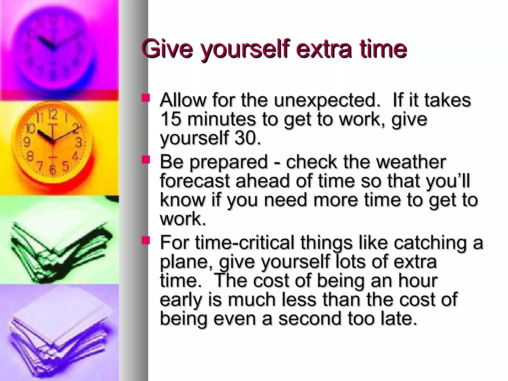Basic time management_principles | PPT