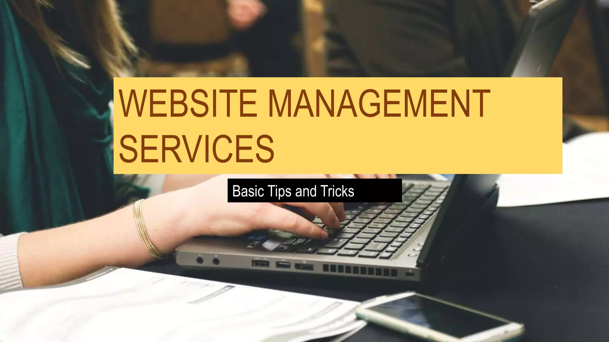 Basic tips and tricks for server management | PPTX