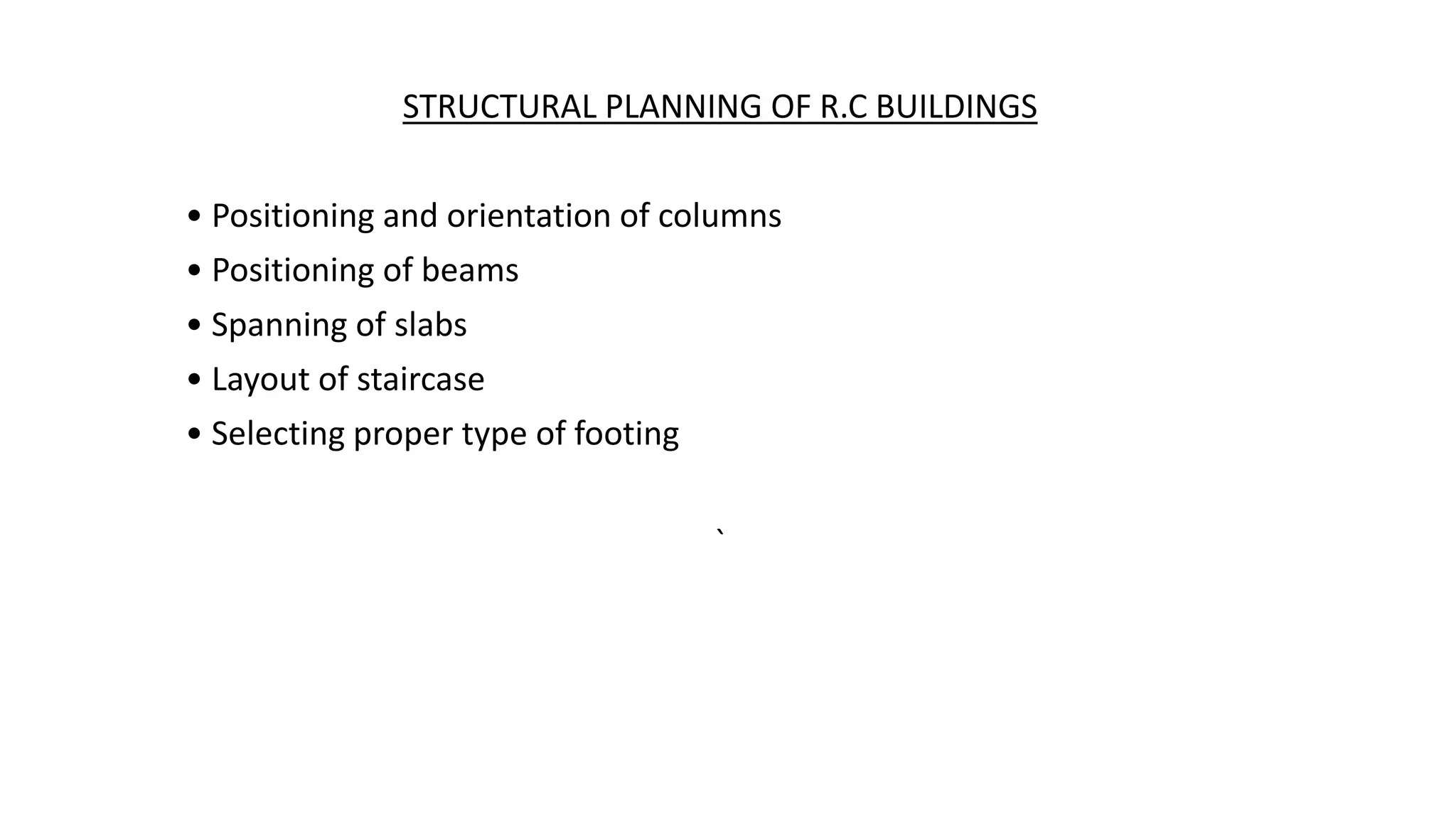 Basic tips for building design | PDF