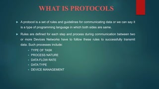 Basic to advance protocols | PPTX