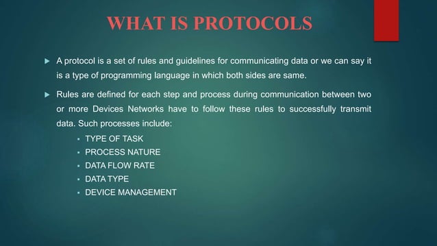 Basic to advance protocols | PPT