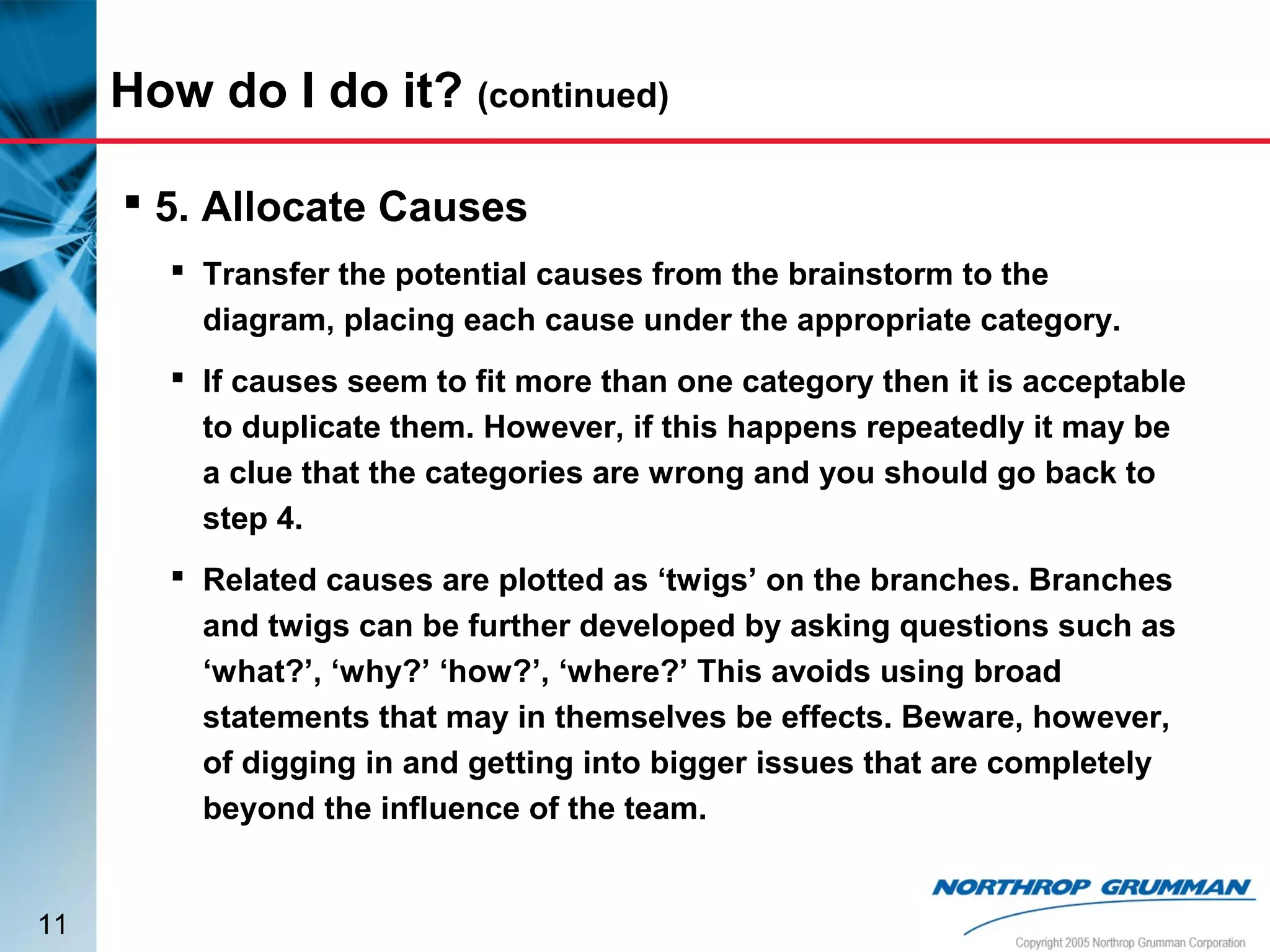 Cause and effect diagrams | PPT