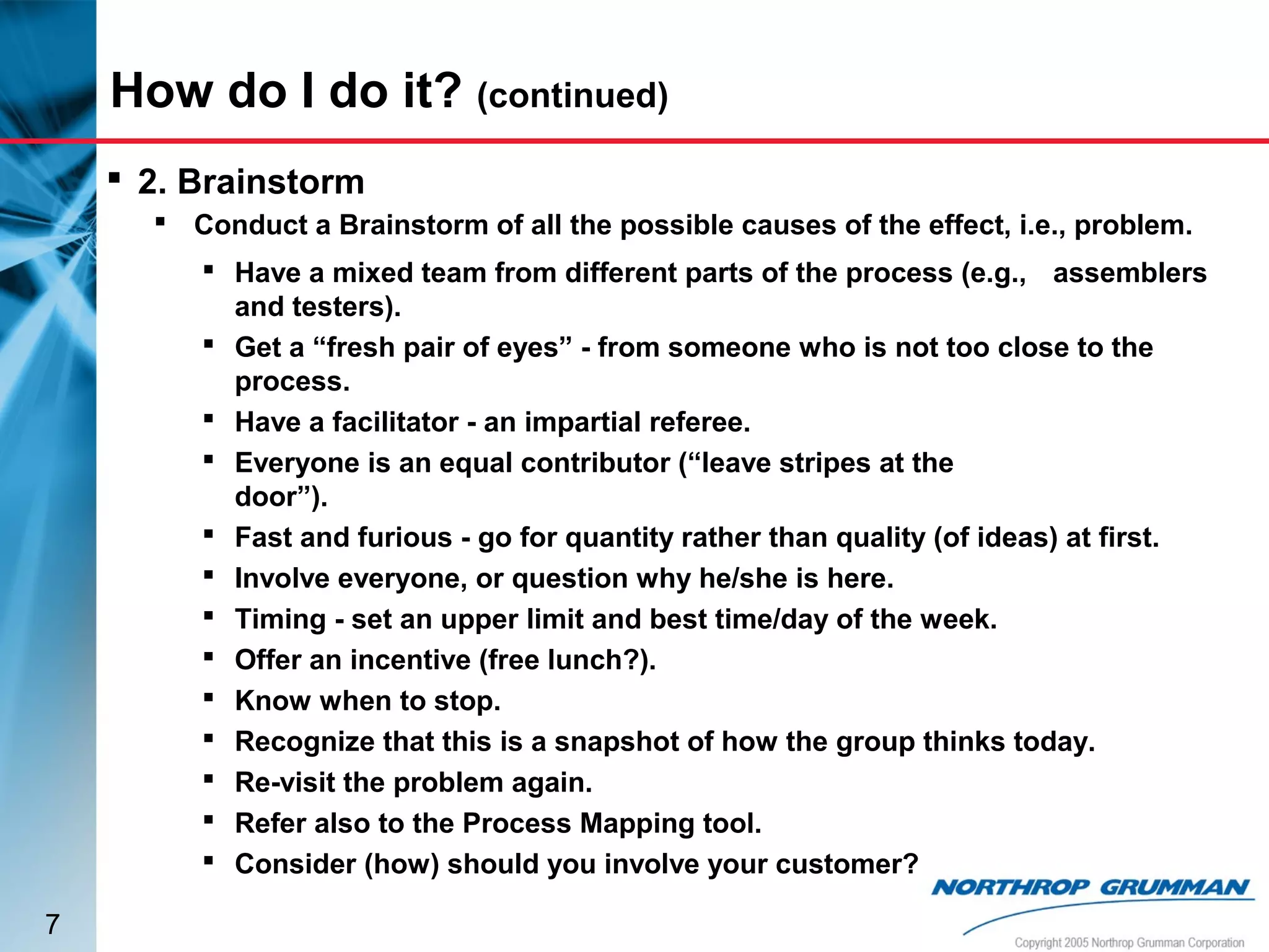 Cause and effect diagrams | PPT