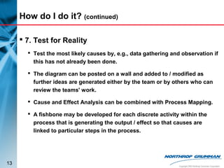 Cause and effect diagrams | PPT