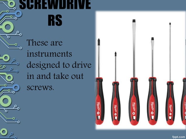 Basic tools and instruments in electronics | PPTX | Consumer ...