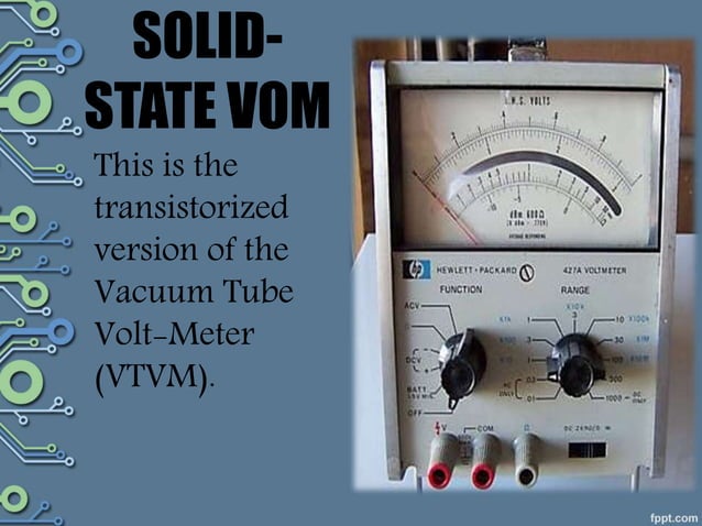 Basic tools and instruments in electronics | PPTX | Consumer ...