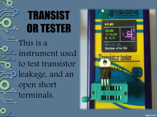 Basic tools and instruments in electronics | PPTX | Consumer ...