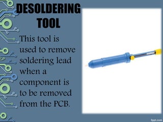 Basic tools and instruments in electronics | PPTX