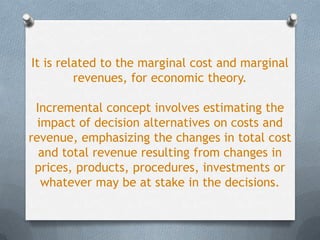 Basic tools of managerial economics for decision making | PPTX