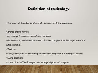 Basic toxicology Introduction,terminology and source | PPTX
