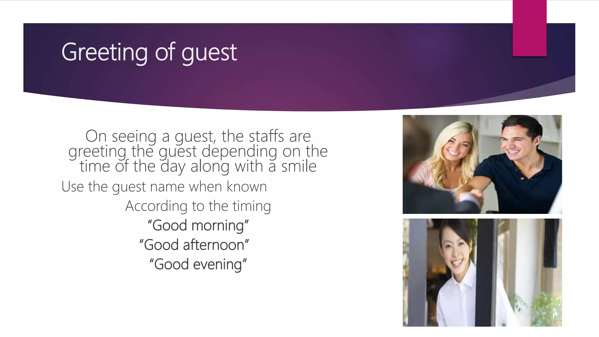 Basic training for housekeeping staff ppt | PPTX