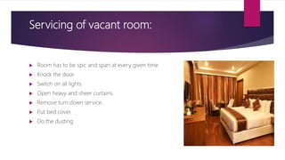 Basic training for housekeeping staff ppt | PPTX