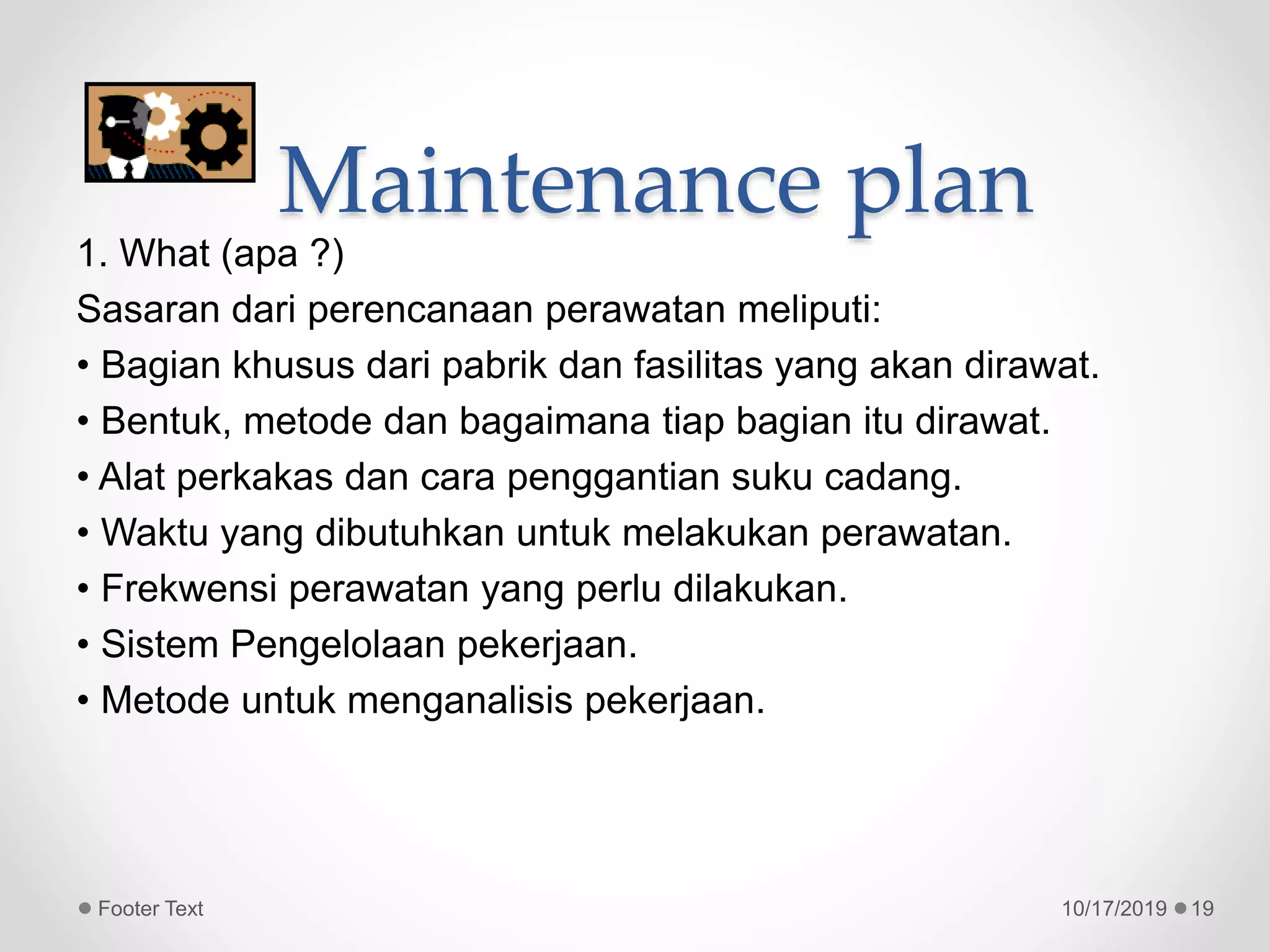 Basic training maintenance | PPTX