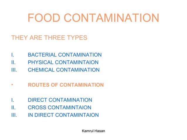 Basic training on food handling | PPT