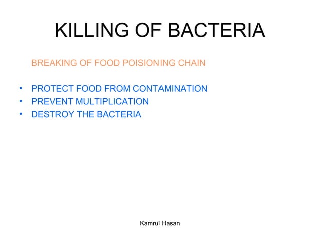 Basic training on food handling | PPT