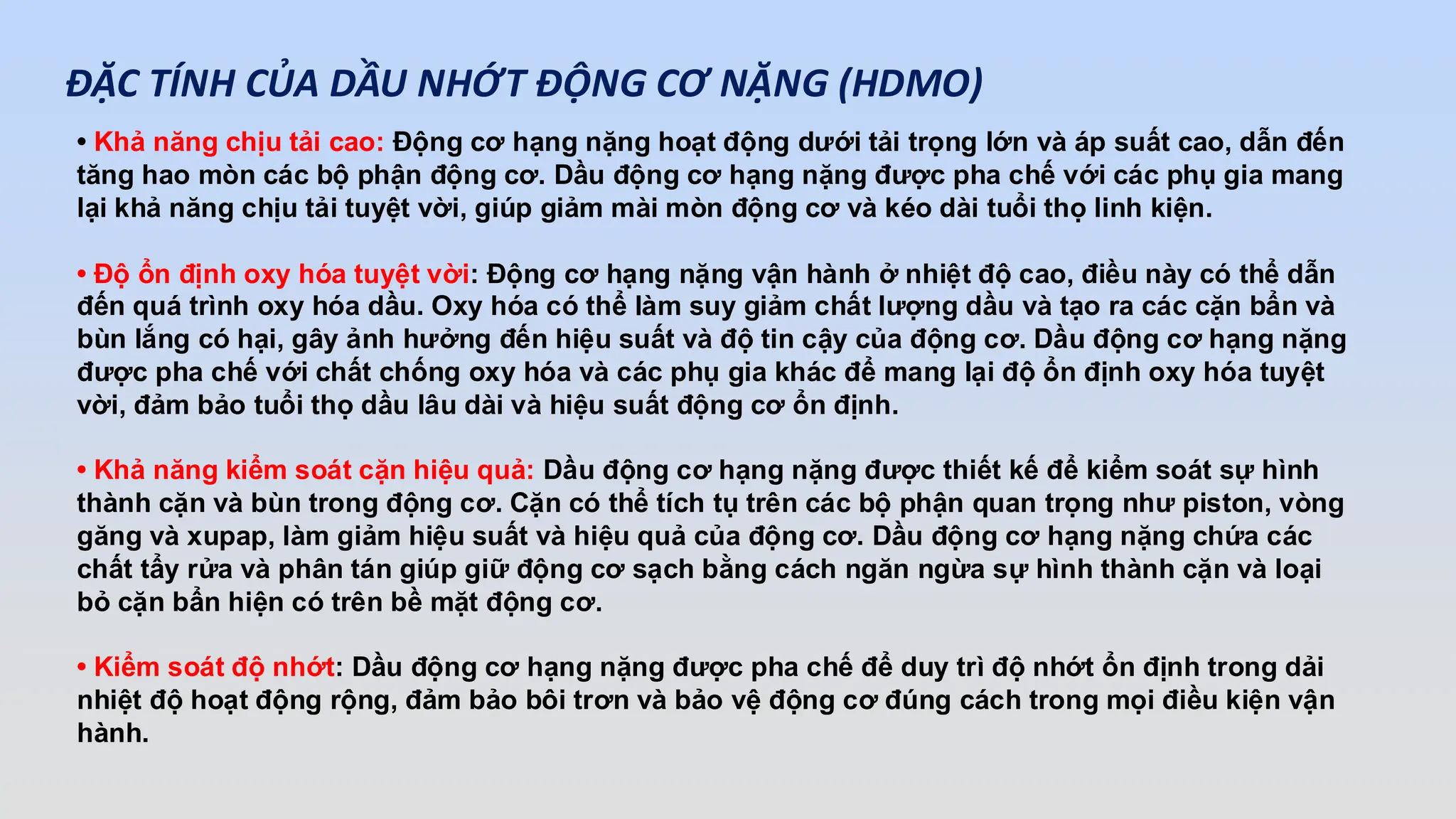 Đào tạo cho dầu nhớt động cơ kiến thức cơ bản | PDF