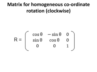 2D- Transformation | PPTX