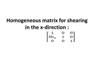 2D- Transformation | PPTX