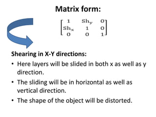 2D- Transformation | PPTX