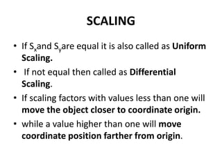 2D- Transformation | PPTX