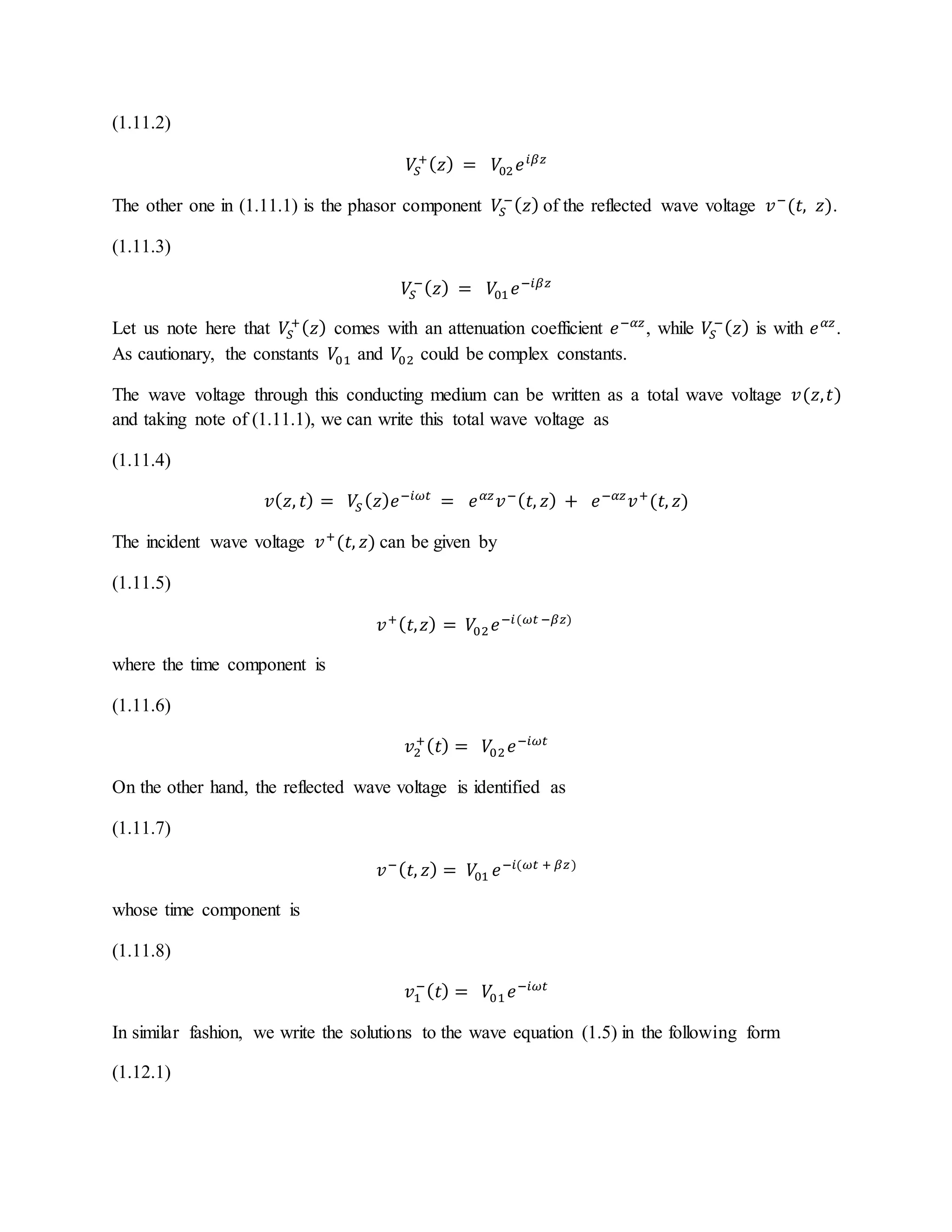 Basic transmission line refresher notes twin lead wire | DOCX