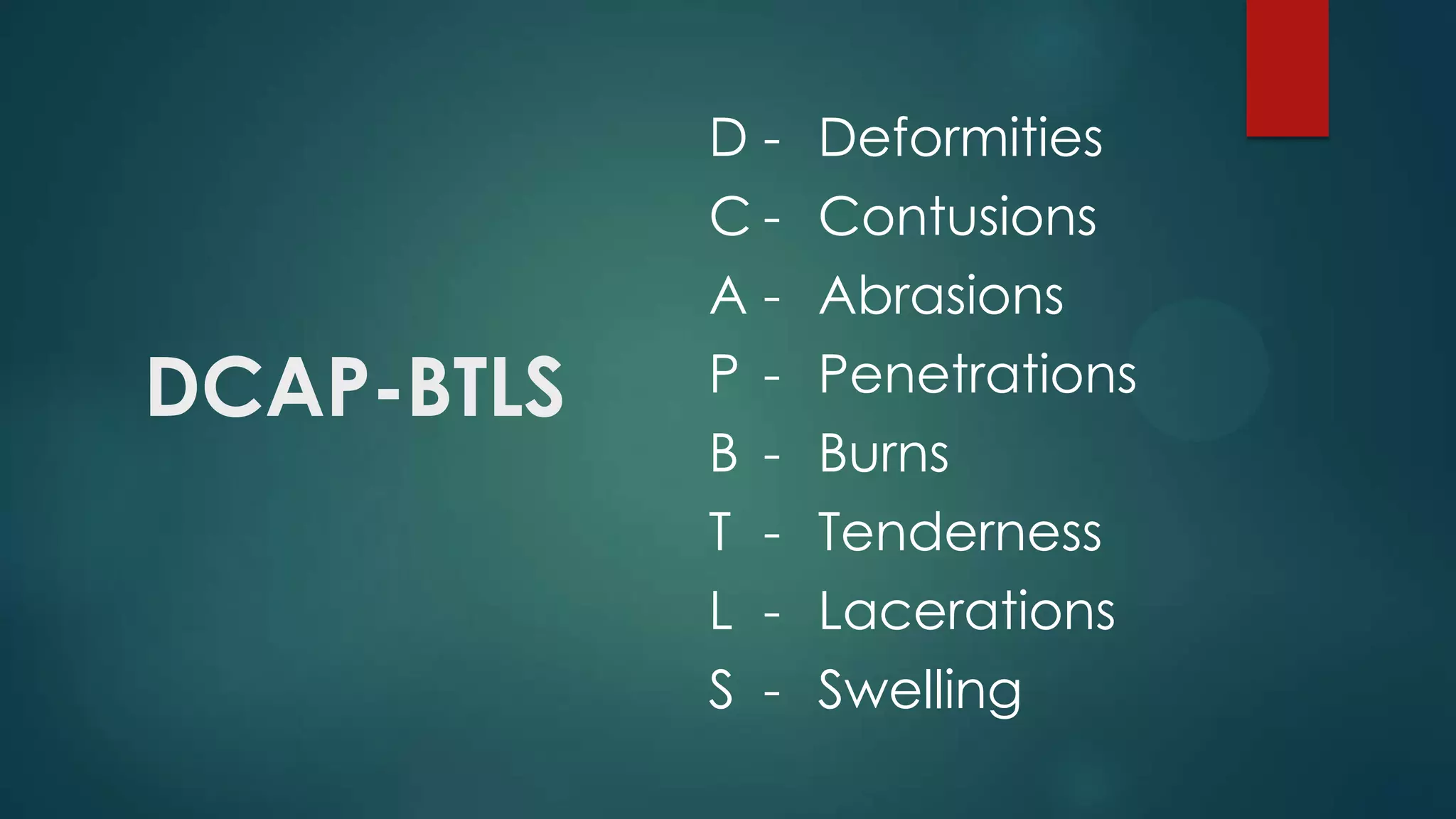 Basic trauma life support | PPTX