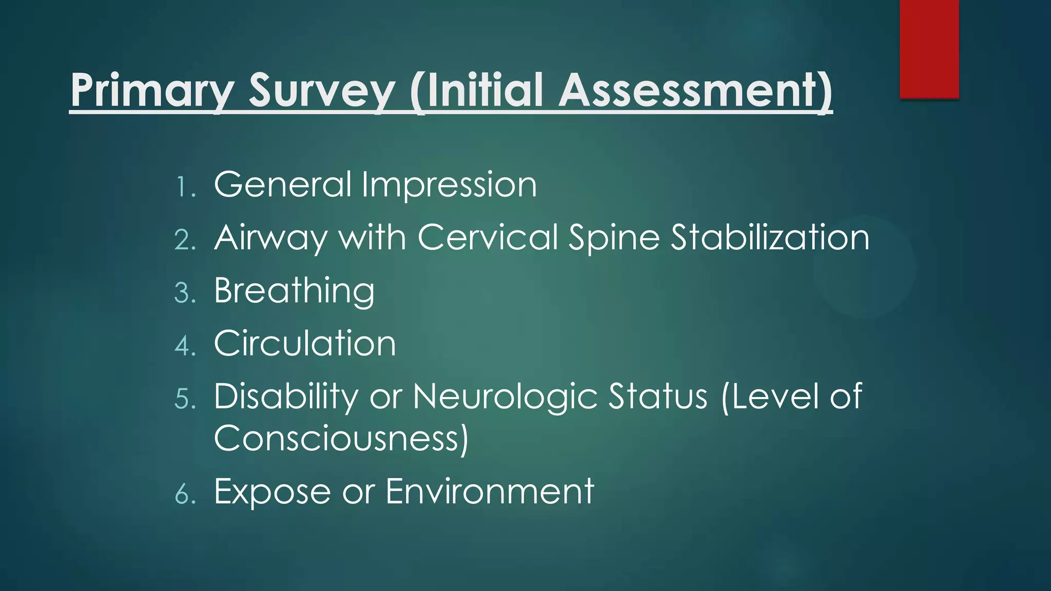 Basic trauma life support | PPTX