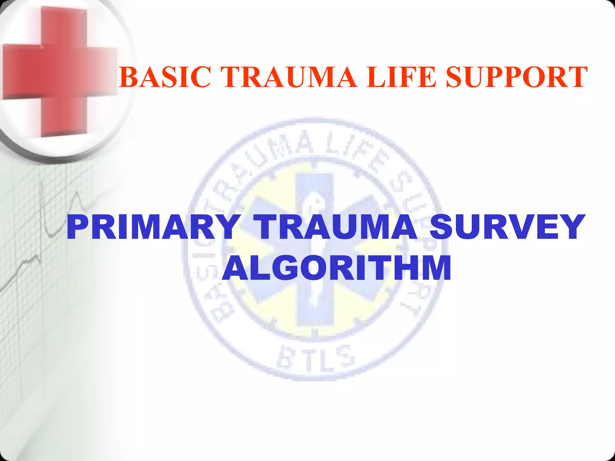 Basic trauma life support julhana p17 | PPT