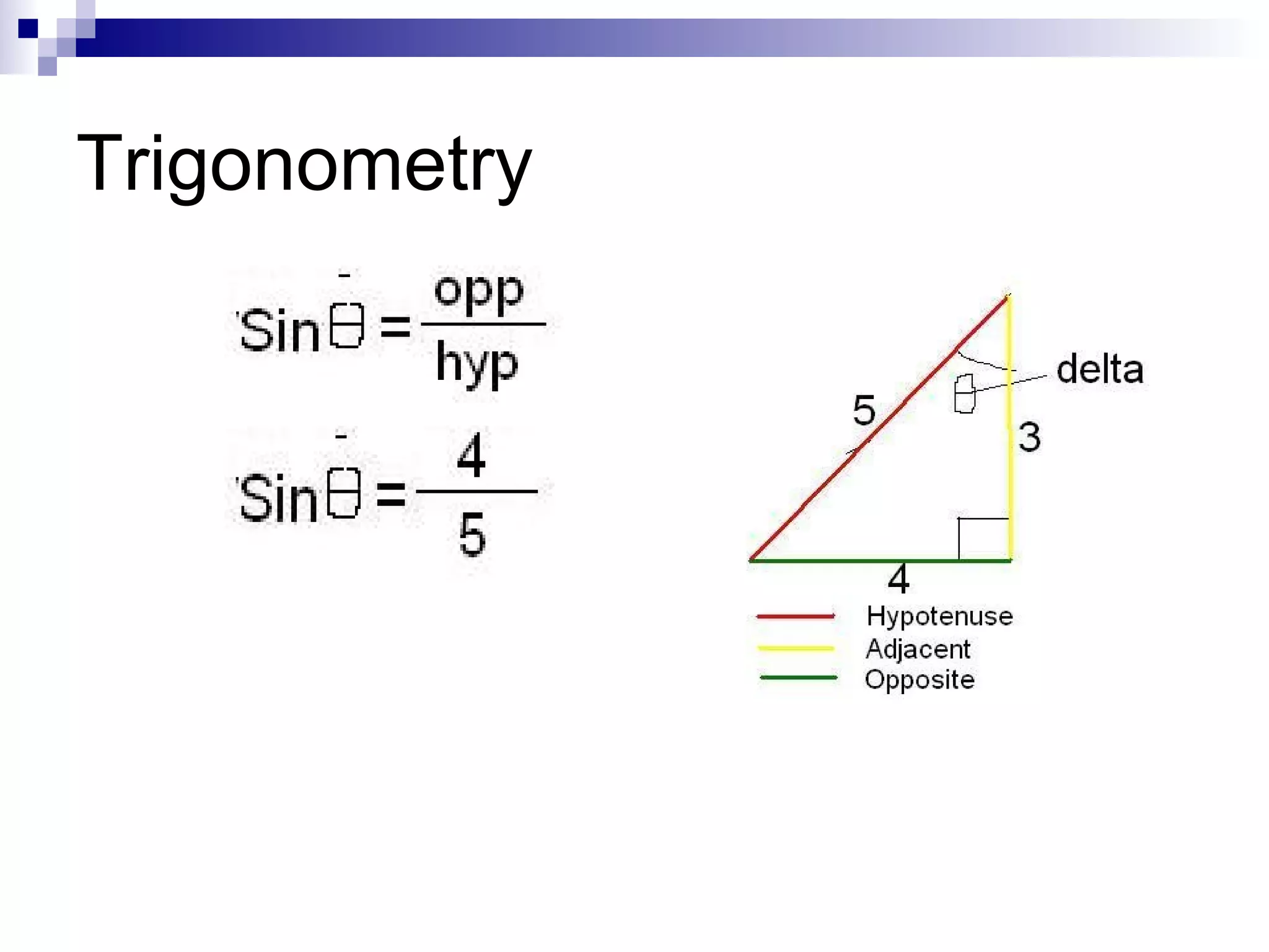 Basic trigonometry | PPT