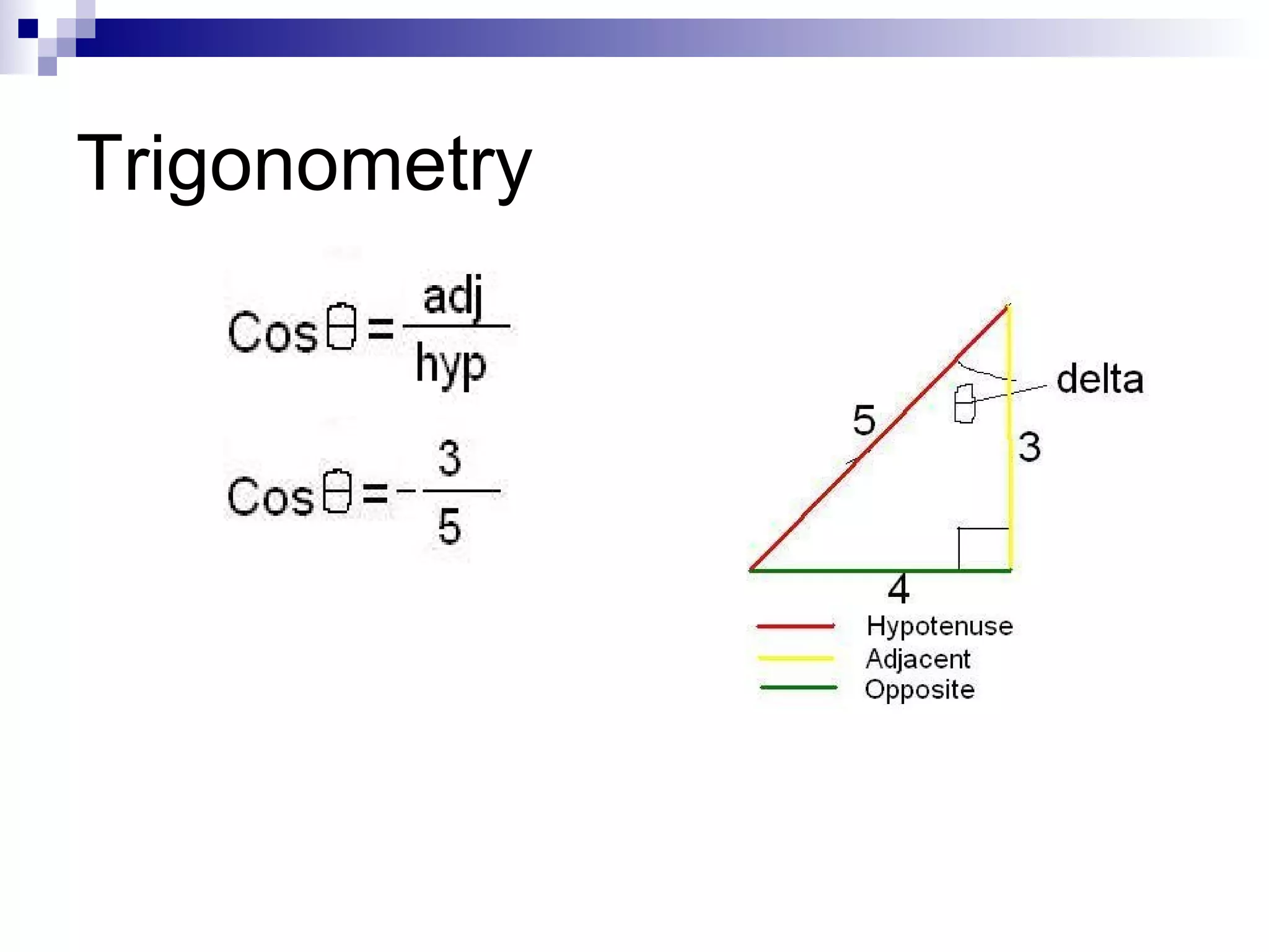 Basic trigonometry | PPT