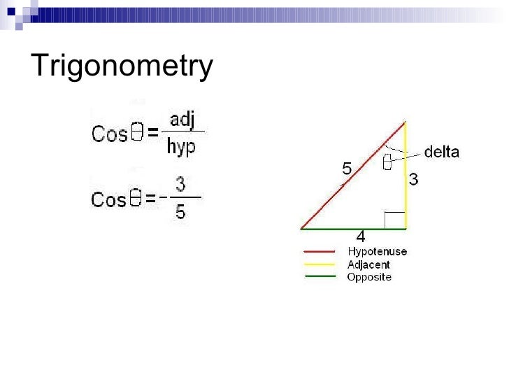 Basic trigonometry