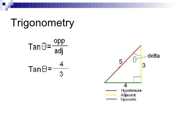 Basic trigonometry