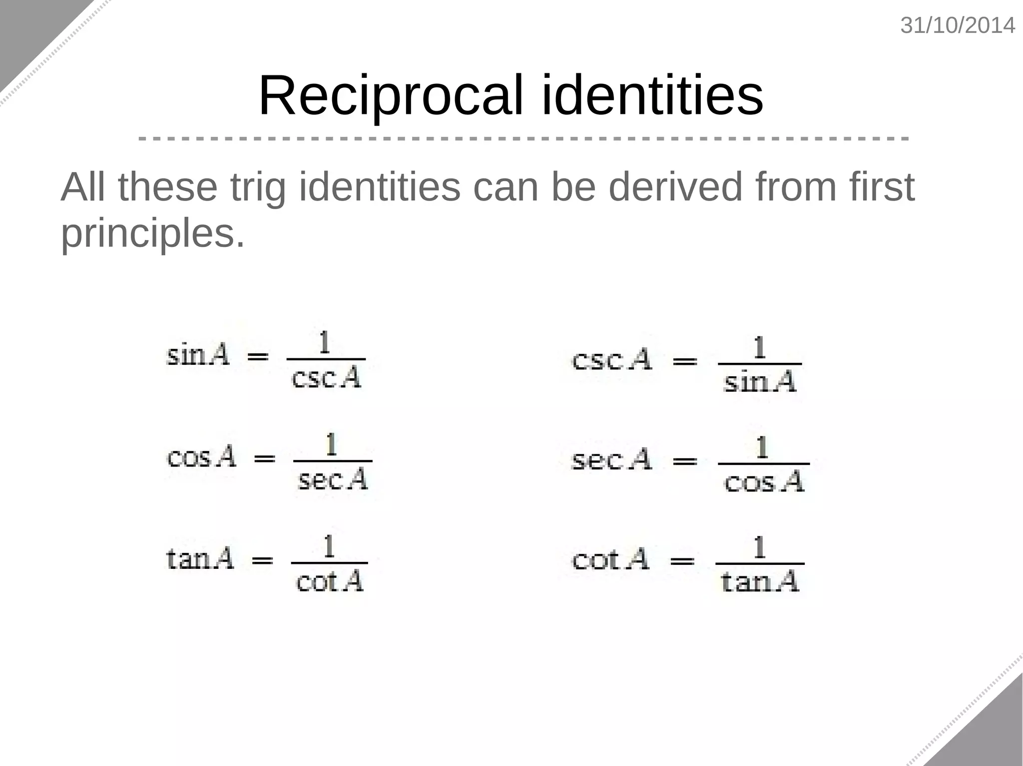 Basic trigonometry | ODP