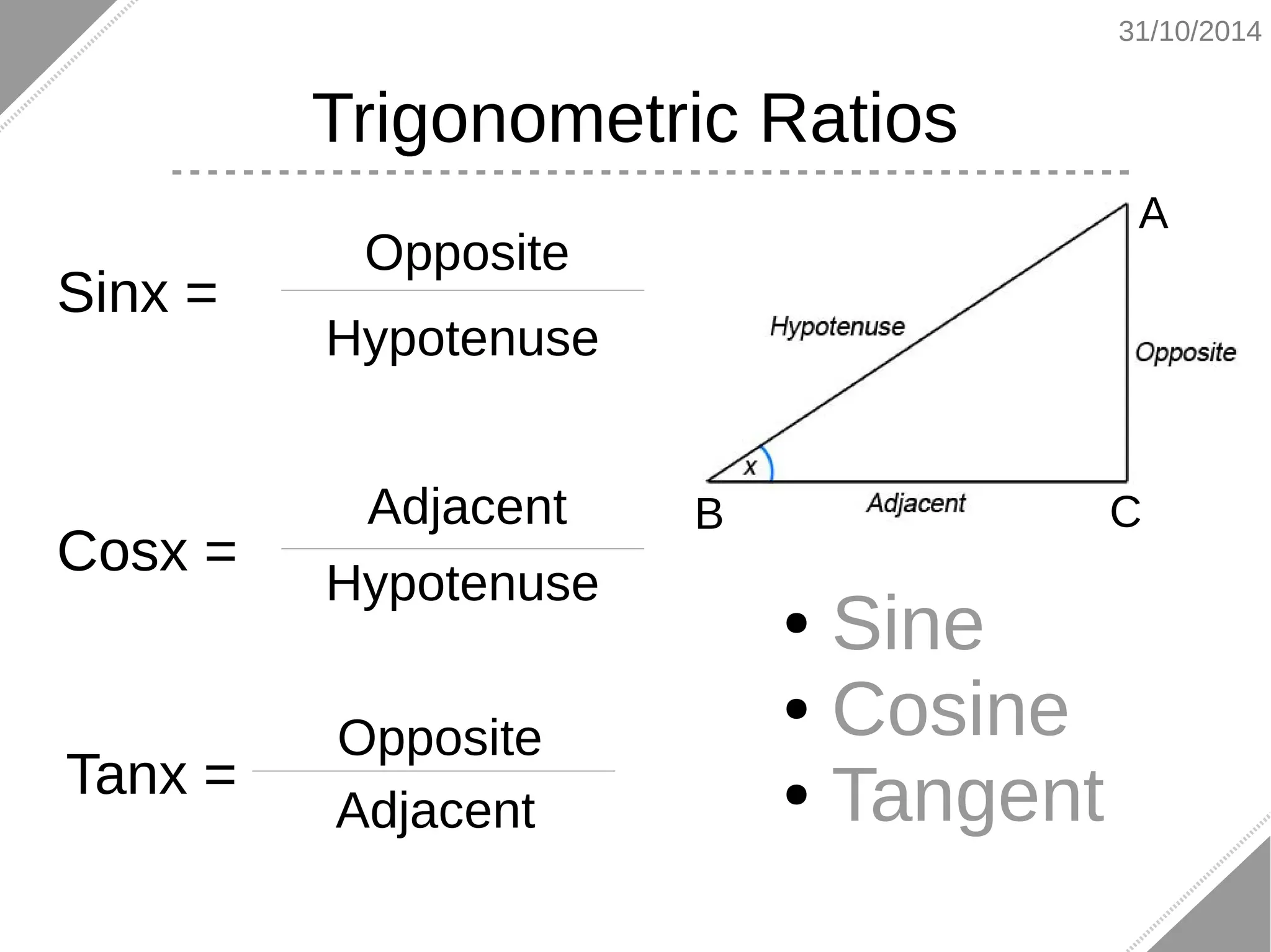 Basic trigonometry | ODP