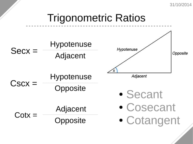 Basic trigonometry | PPT