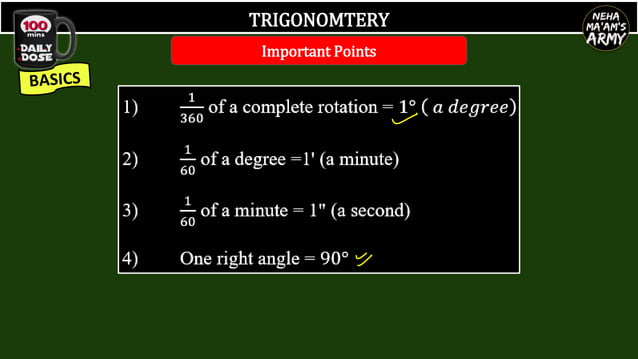Foundations of Trigonometry: Navigating Angles and Ratios with Ease" | PPT