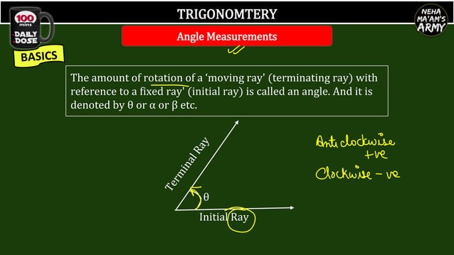 Foundations of Trigonometry: Navigating Angles and Ratios with Ease" | PPT