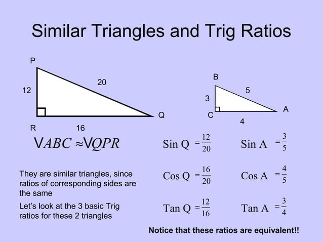 Basic trigonometry ideas | PPT | Science