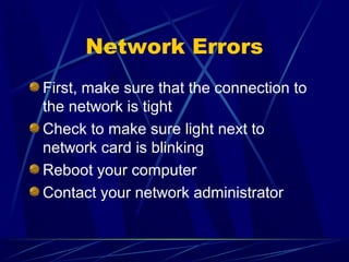 Basic Troubleshooting | PPT