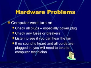 Basic troubleshooting | PPT