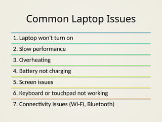 Basic_Troubleshooting_of_Laptop_Presentation_with_Charts.pptx