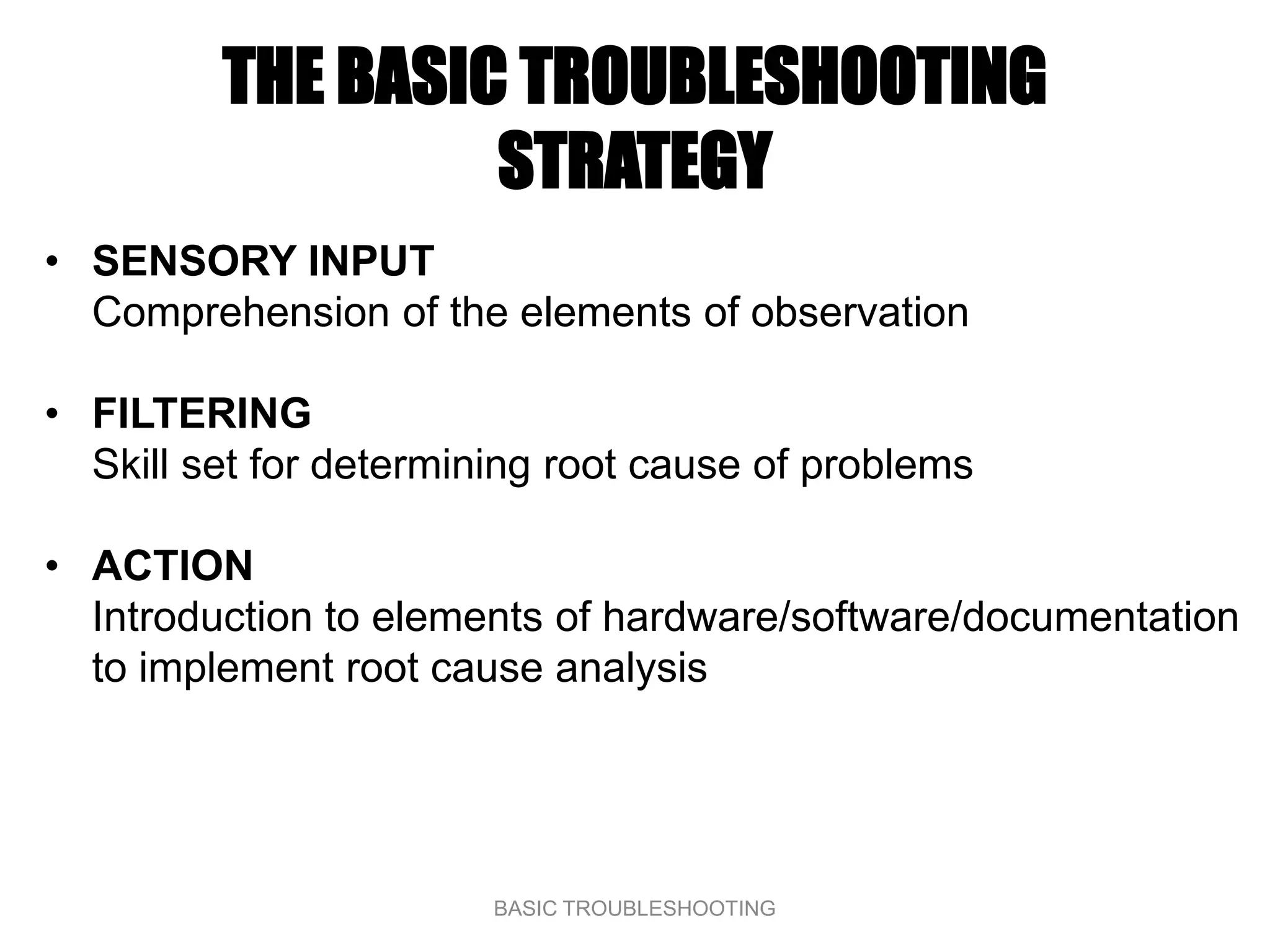 Basic Troubleshooting Pwr Pt | PPTX