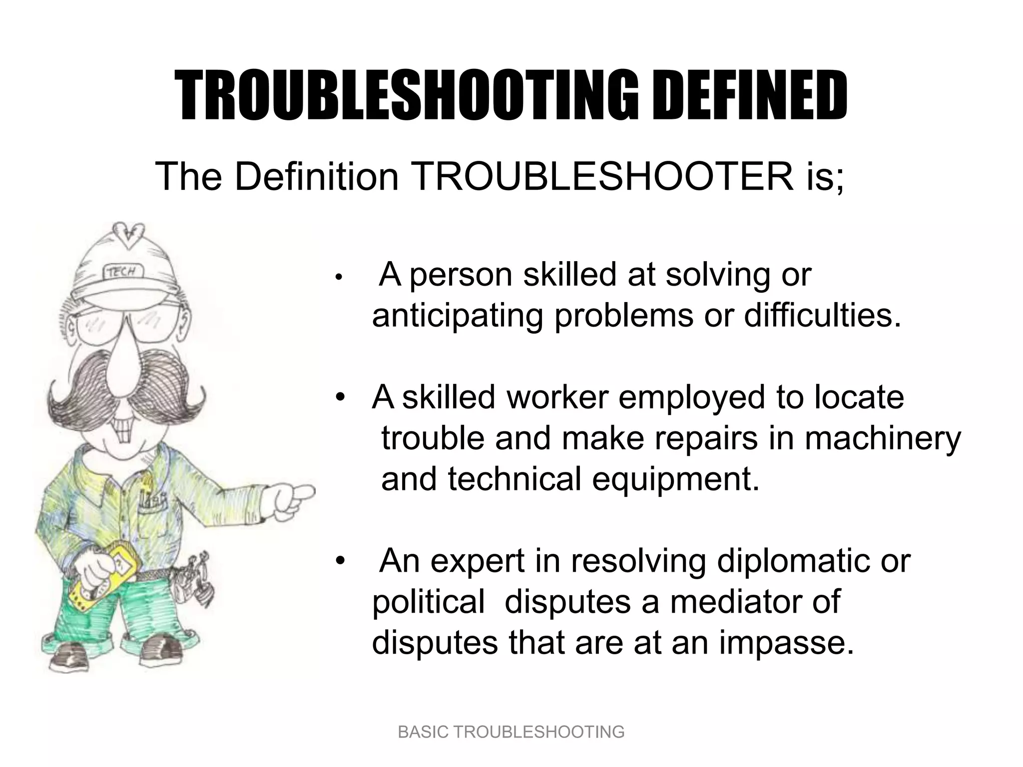 Basic Troubleshooting Pwr Pt | PPTX