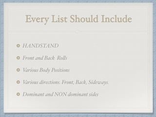 Basic tumbling | PDF