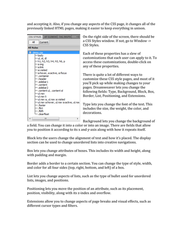 Basic tutorial dreamweaver_cs5 | PDF