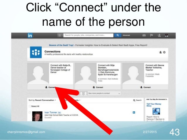 Basic tutorial how to use linkedin