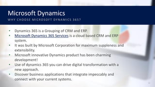 Microsoft Dynamics 365: Tutorial of Content and Modules | PDF ...