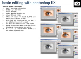 Principles of Design - Photoshopping Basics | PPT