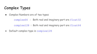 Basic types | PPT
