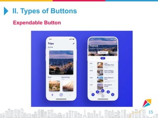 Basic types of buttons in user interfaces | PPTX